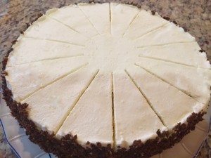 Solid Layer Cake Recipe with Cream Cheese Filling and Ham