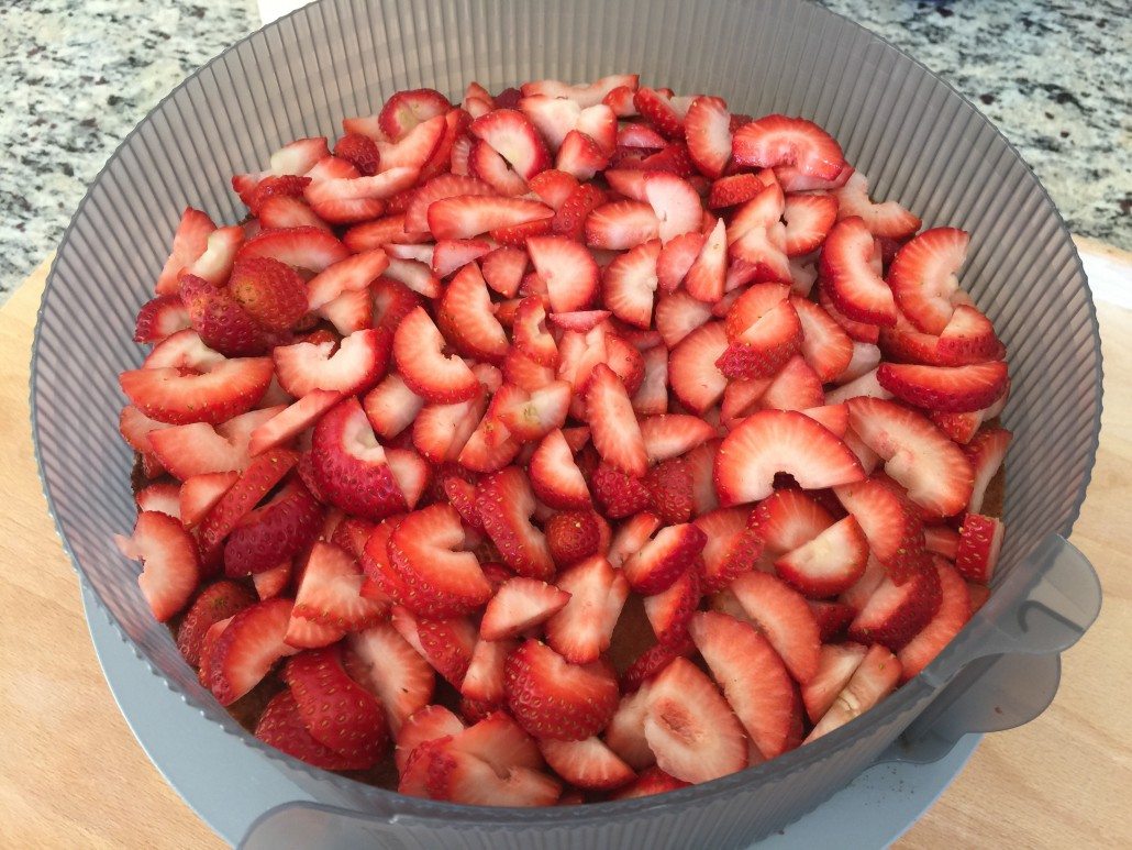 Sweet Woodruff Cheesecake with Strawberries | Oma's recipe