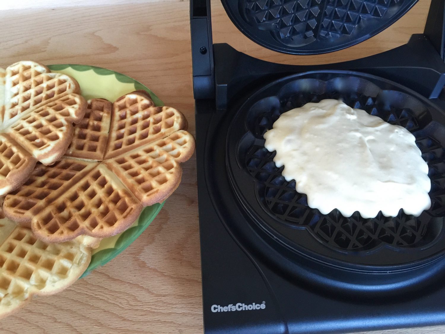 Classic Homemade Waffles | German Haushaltswaffel Recipe