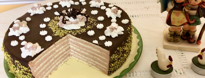German Chocolate Layer Cake | Prinzregententorte | The Oma Way