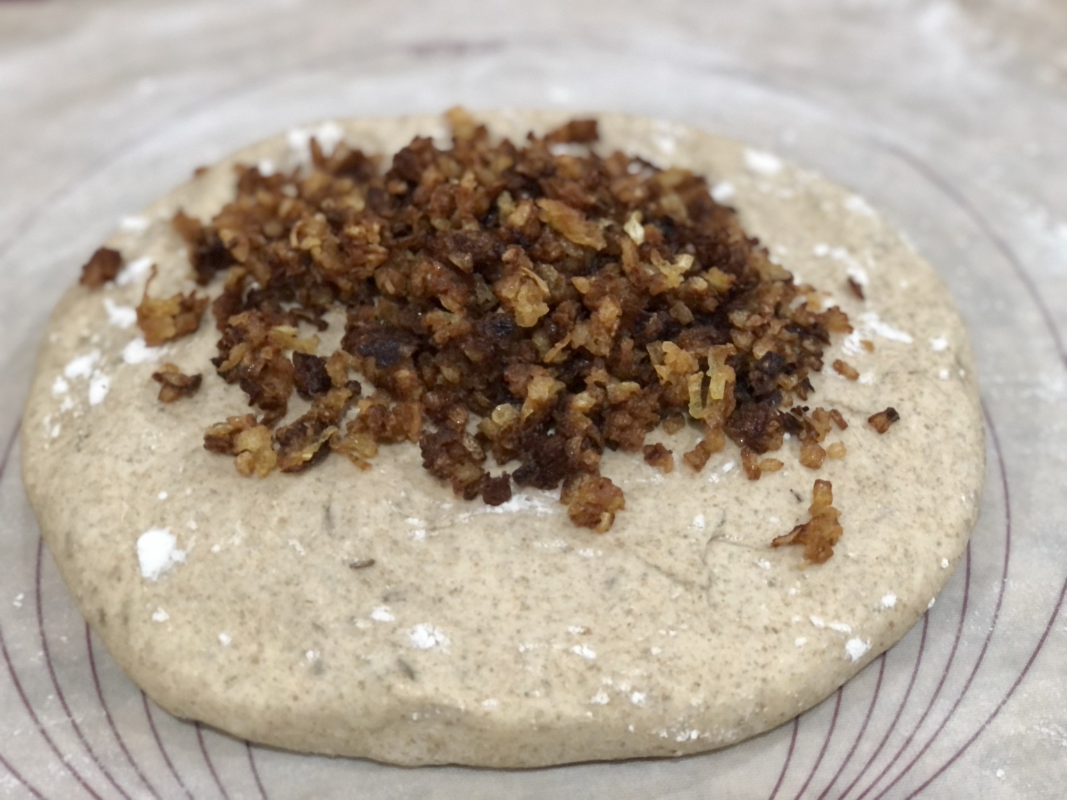 Onion Bread German Inspired | Hearty bread for lunch meat