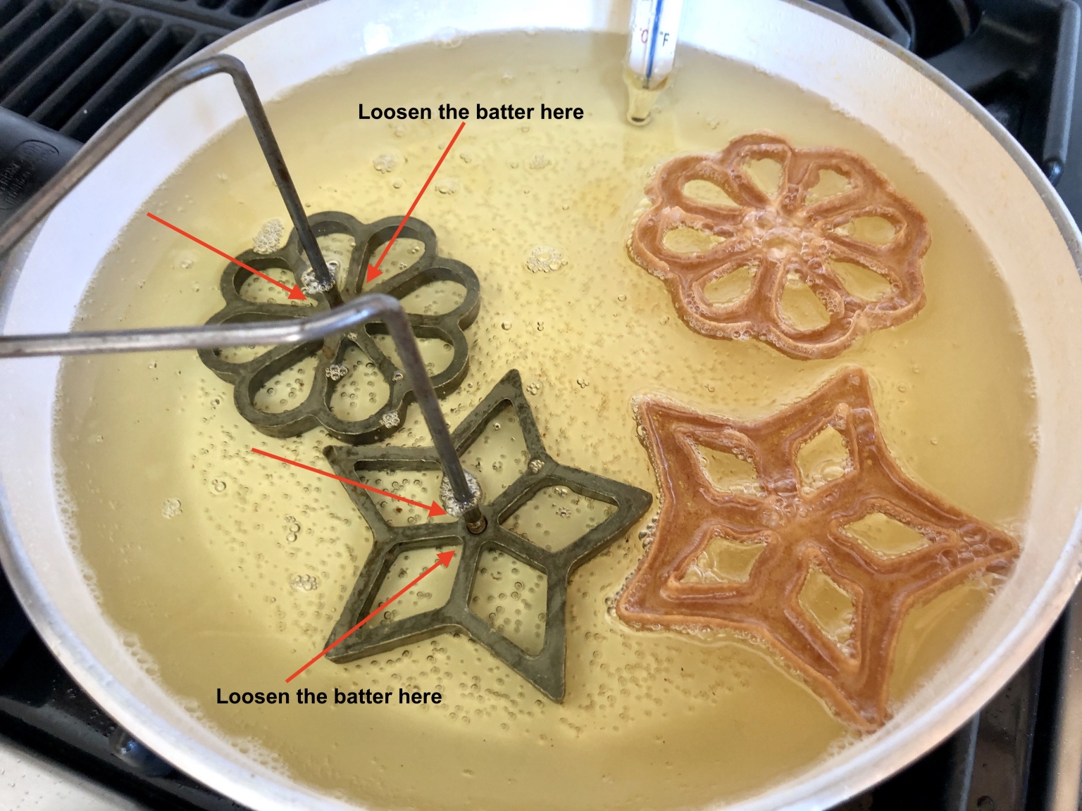 Rosettes Recipe | Rosettenküchlein | Eisenküchle