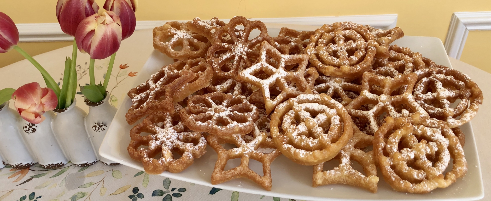 Rosettes Recipe | Rosettenküchlein | Eisenküchle
